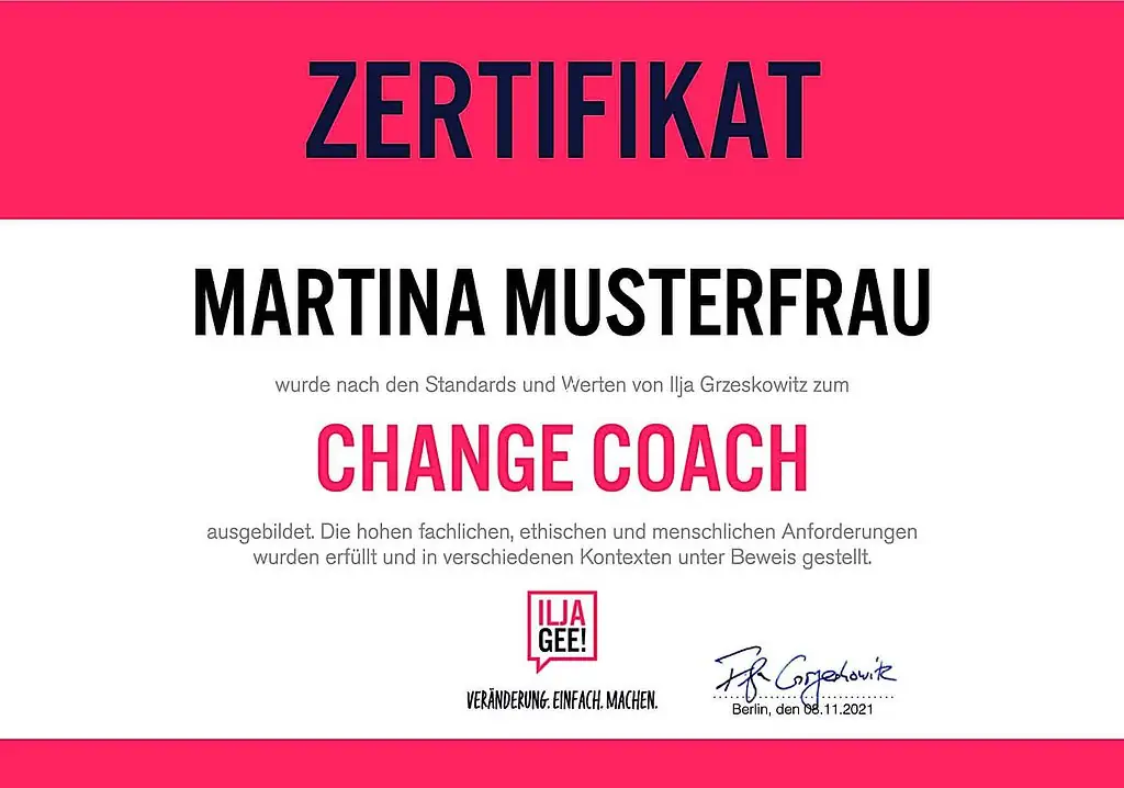 Coaching Training In Berlin - Become A Change Coach